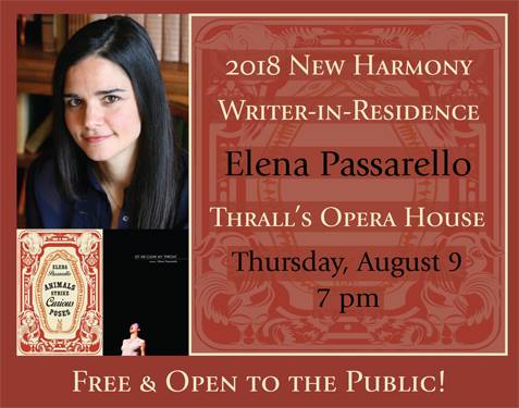 2018 New Harmony Writer-in-Residence to hold public reading ...