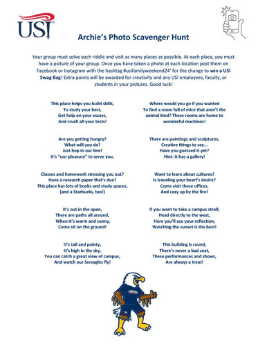 Family Weekend Schedule & Activities - University of Southern Indiana